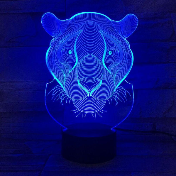 LED Lampa 3D Lejon – Pride of Lions