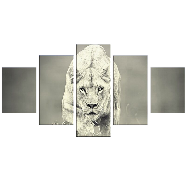 Tavla Canvas Med Jagande Lejon – Pride of Lions