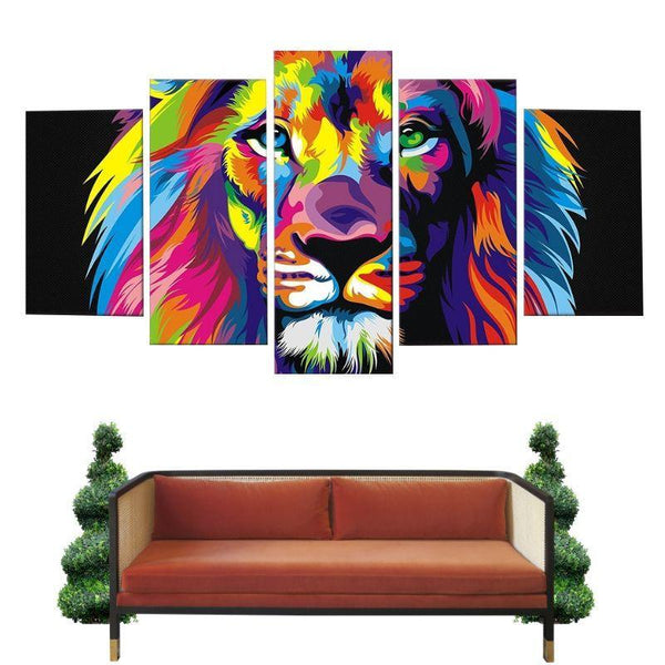 Canvastavla Med Lejon Billigt – Pride of Lions